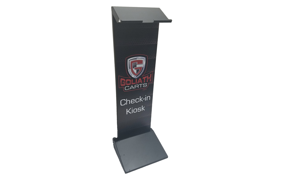 Floor Stand - Check-in Kiosk - Goliath Carts