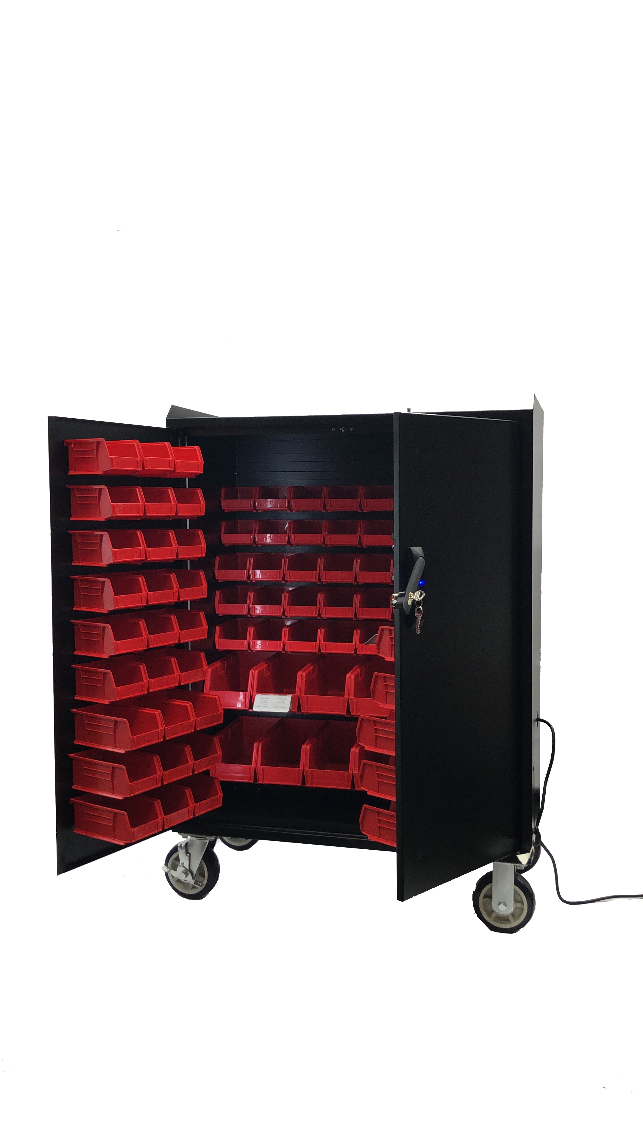 Mobile Inventory Control Cabinet - Goliath Carts