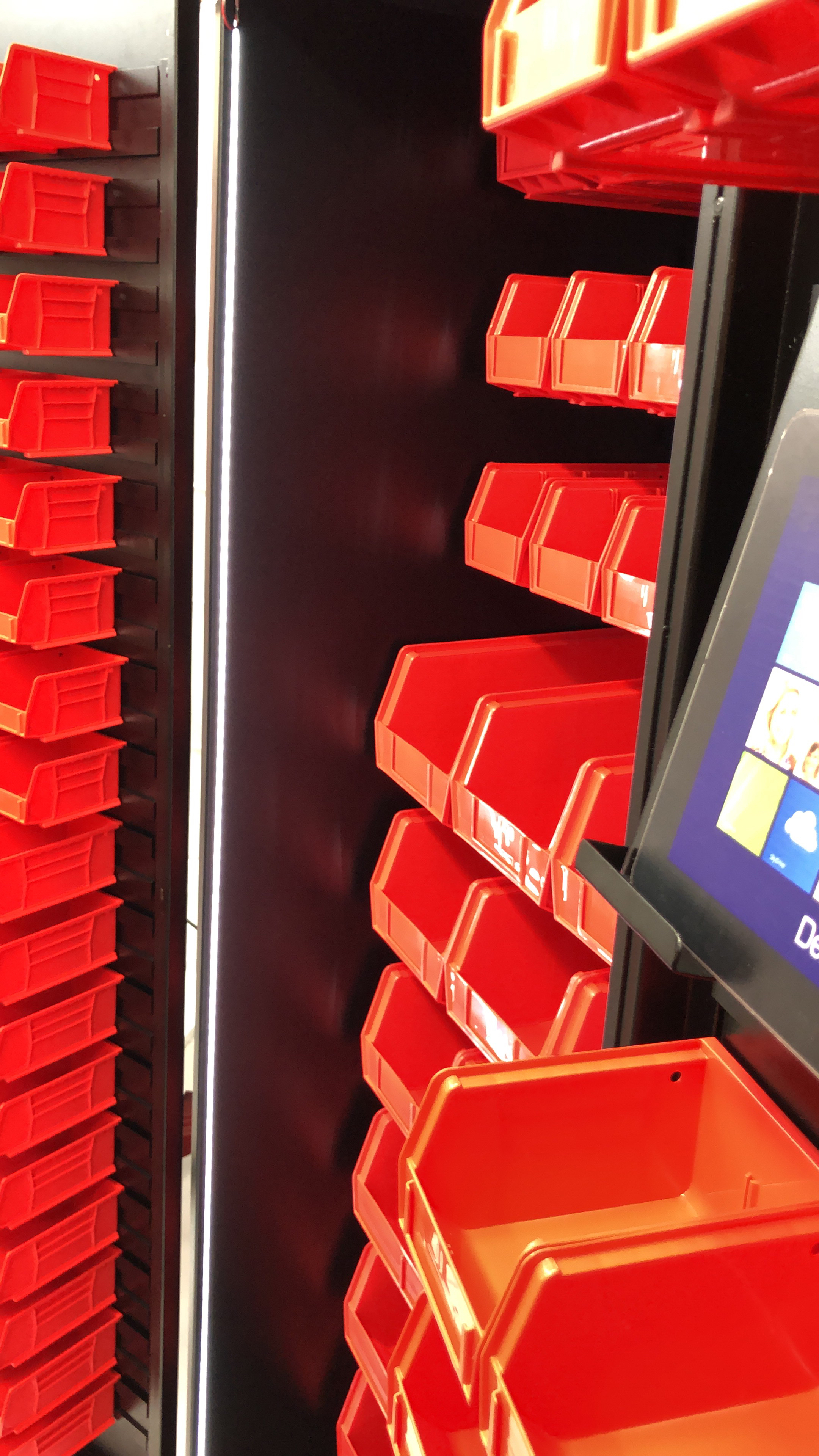 Large Standing Inventory Control Cabinet - Goliath Carts